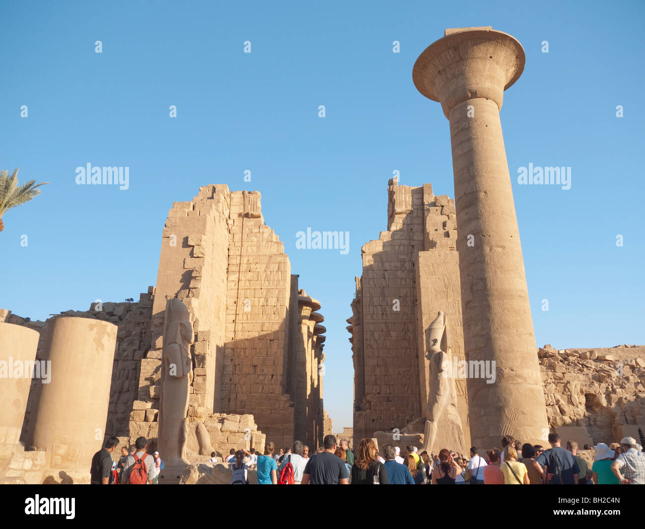 The Ancient Temple Complex of Karnak near Luxor in the Nile Valley in ...