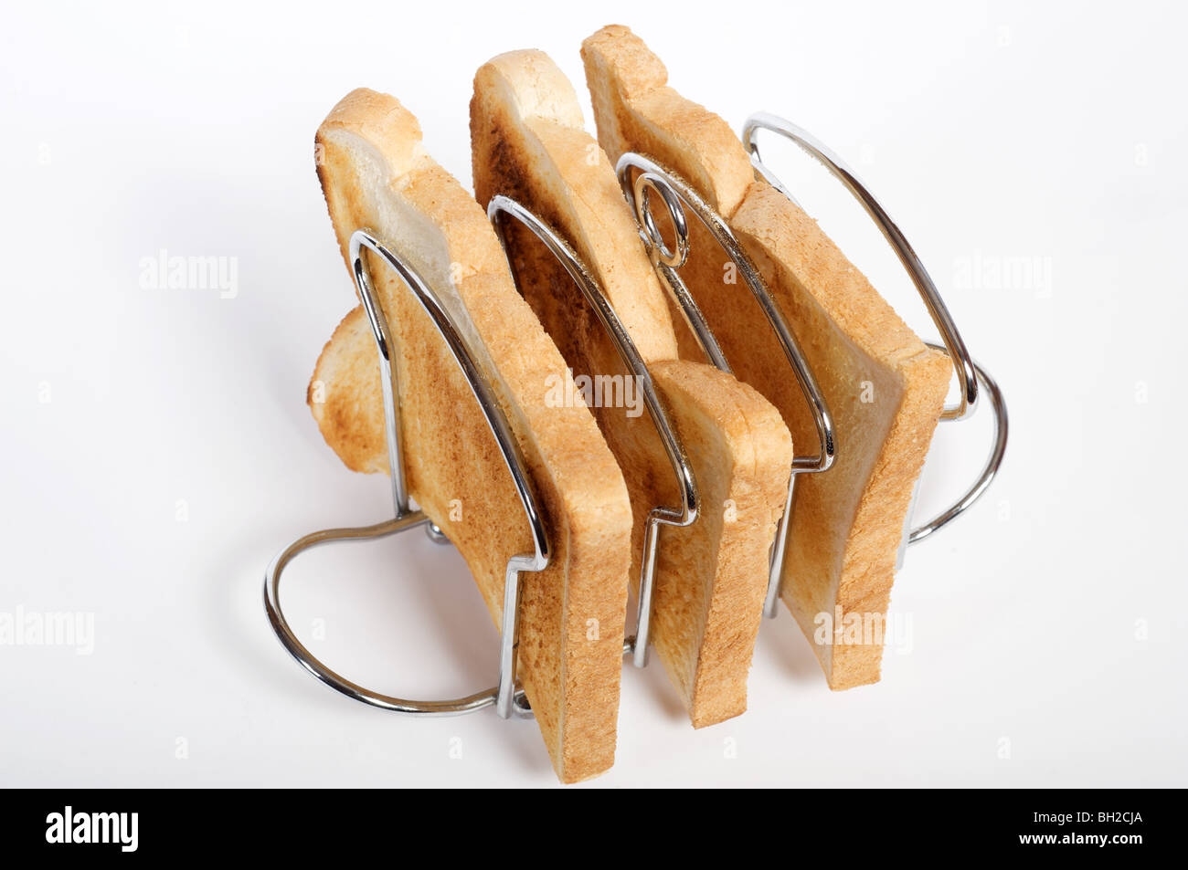 Toast in rack Stock Photo - Alamy