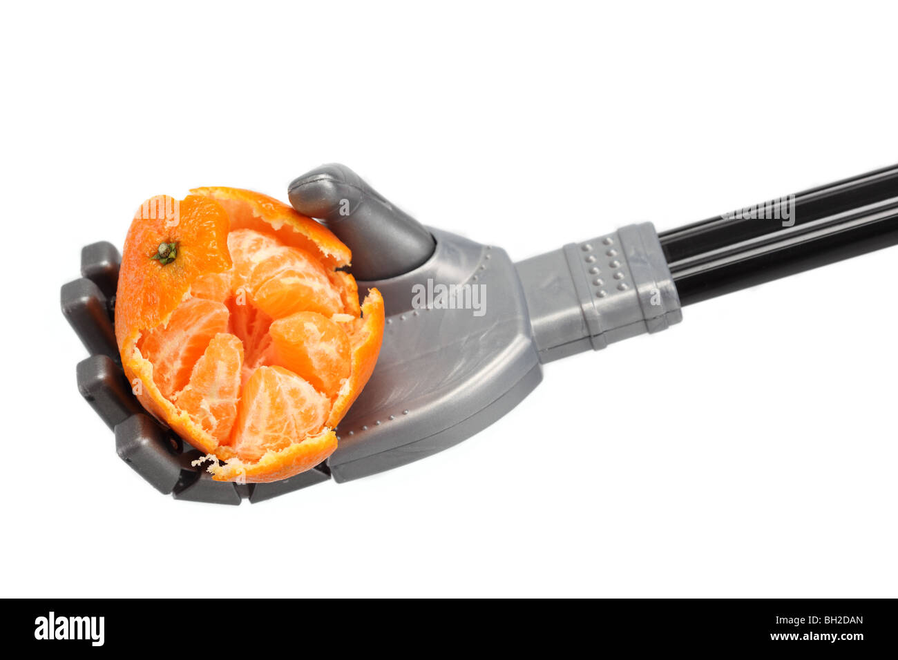 Mandarin Robot grab food hand arm fingers finger hold holding delicate ...