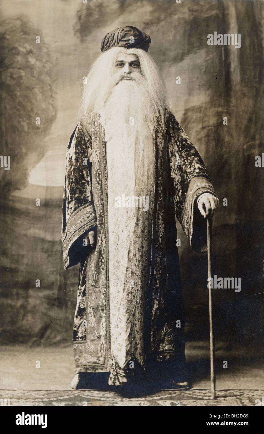 Old man beard walking stick hi-res stock photography and images - Alamy