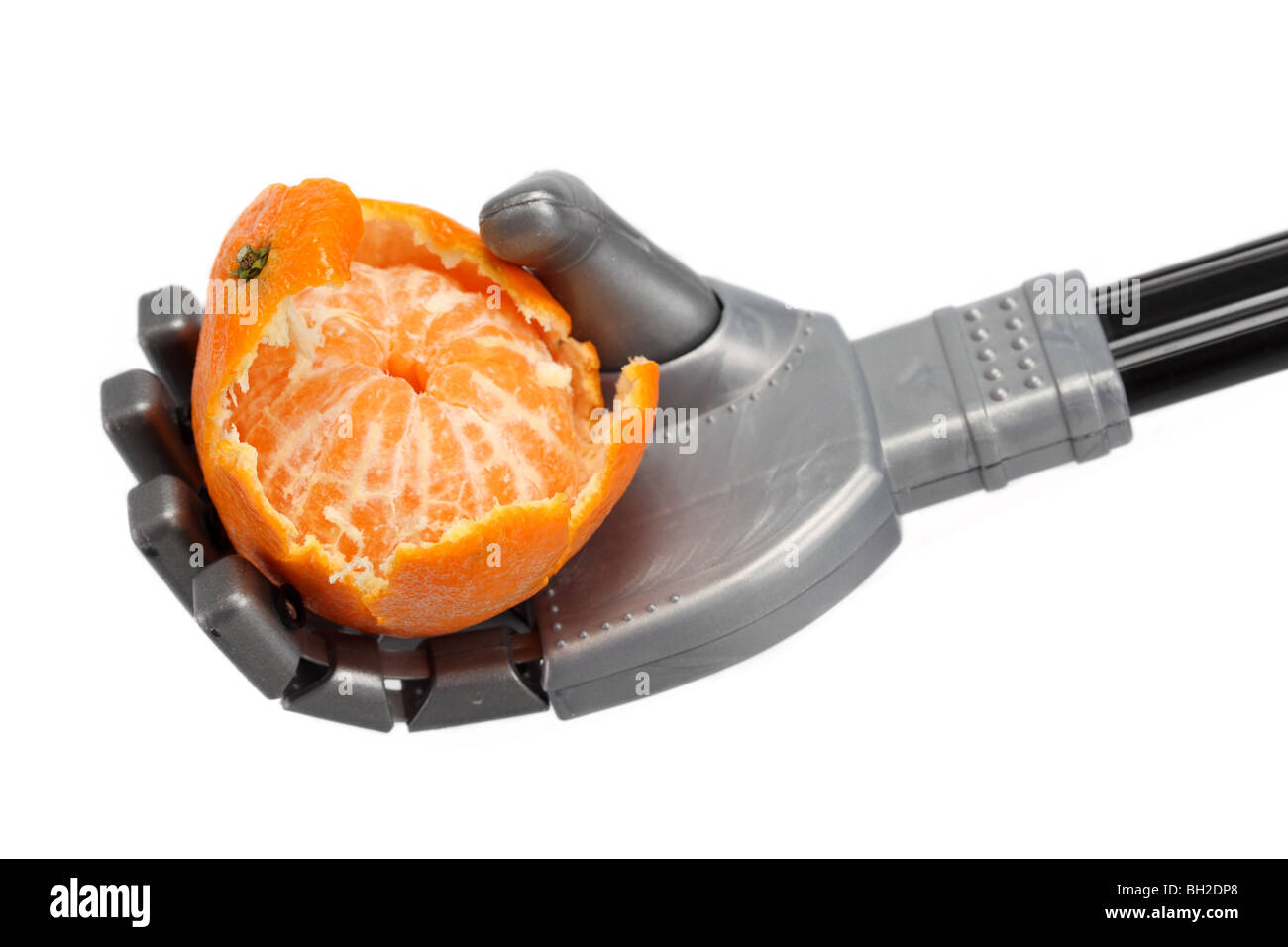 Mandarin Robot grab food hand arm fingers finger hold holding delicate ...