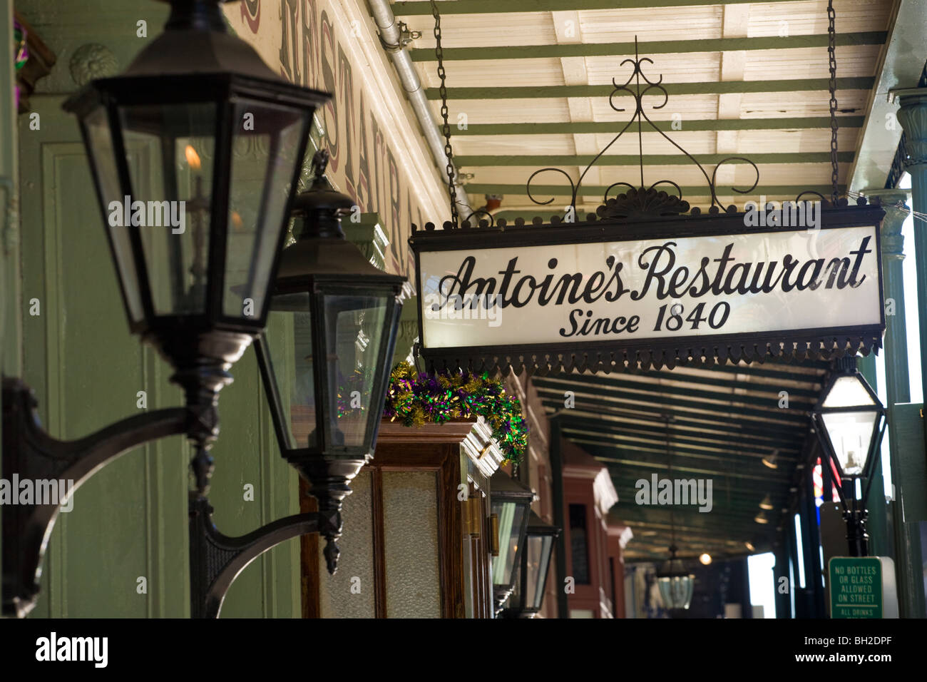 Antoine's Restaurant since 1840 New Orleans, Louisiana Stock Photo - Alamy