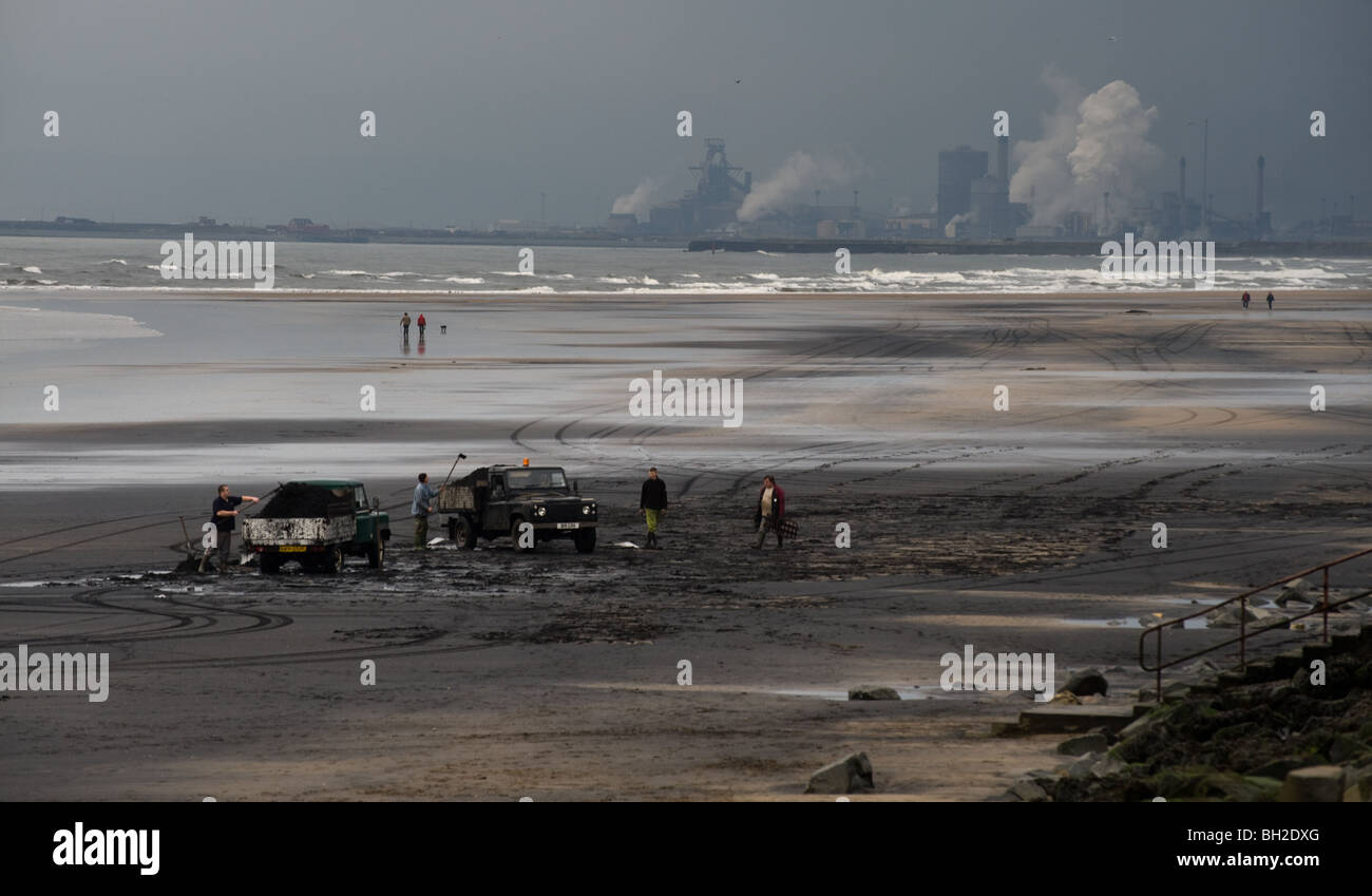Sea Coal Digging Stock Photo - Alamy