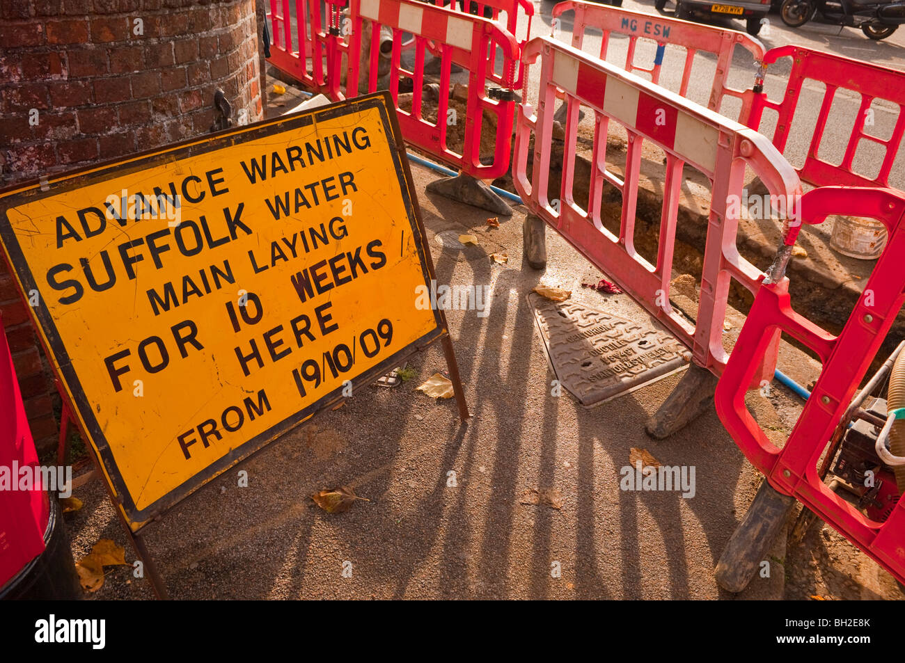 Laying of the water main hi-res stock photography and images - Alamy