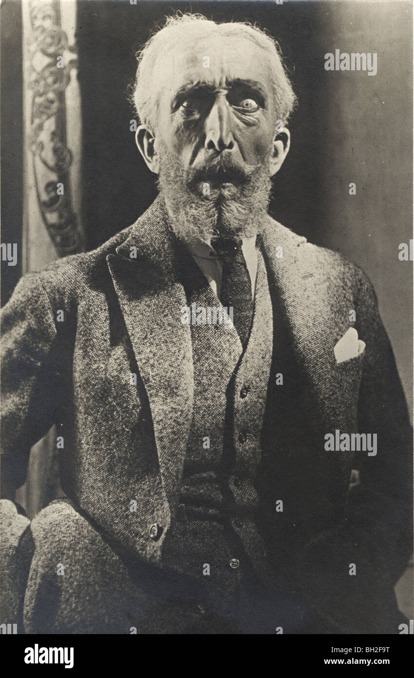 Bizarre, Eccentric Bug-Eyed Older Man Stock Photo - Alamy