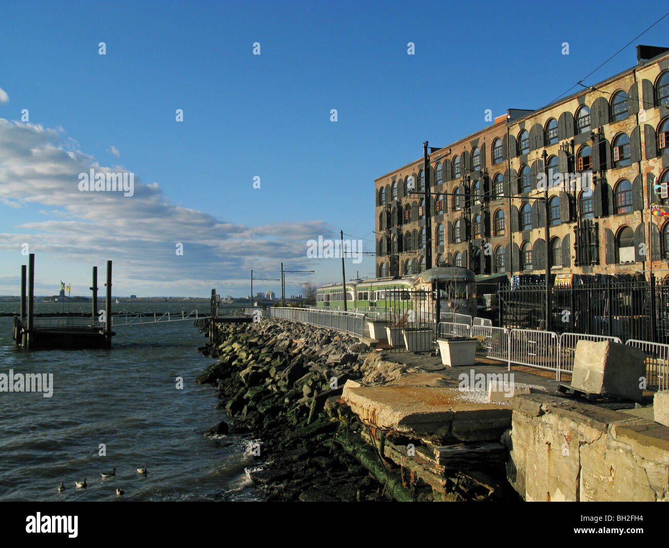Docks in Red Hook Brooklyn New York Stock Photo - Alamy