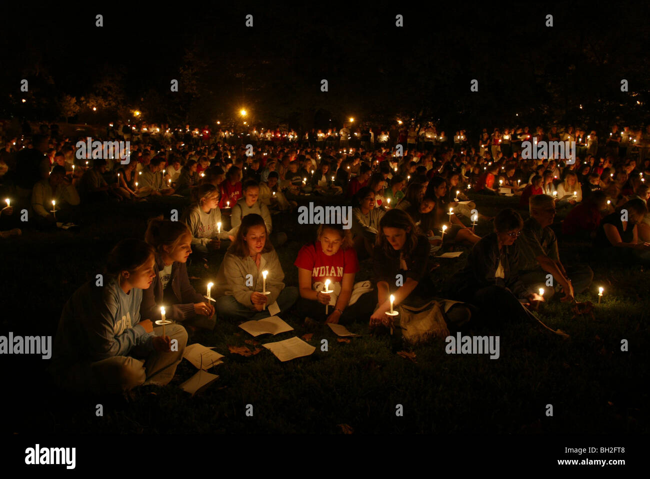 Hundreds attend a candlelight ceremony and interfaith rememberance on ...