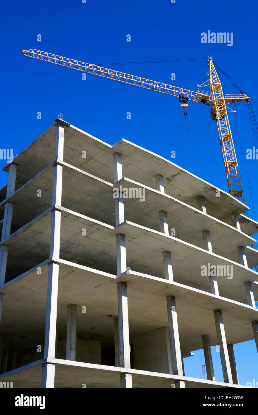 Construction of apartments Stock Photo - Alamy