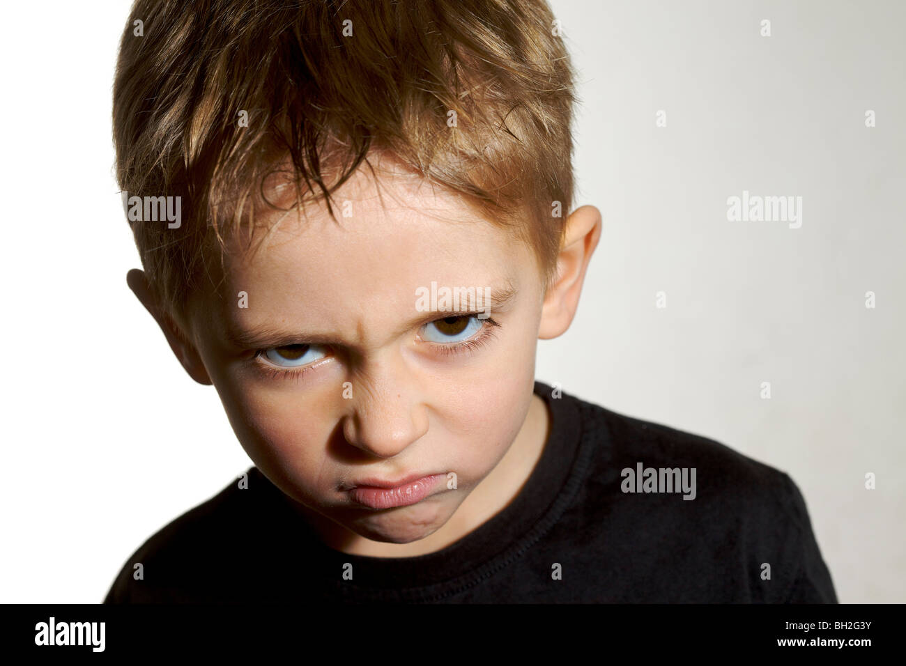 Young boy happy smiling angry shouting screaming sad scared terrified ...