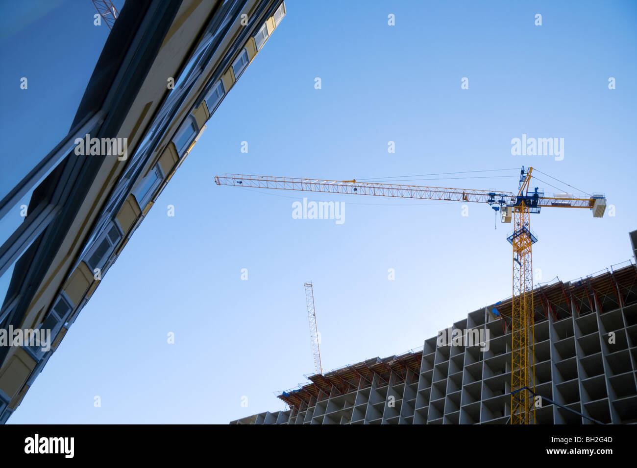 Construction of apartments Stock Photo - Alamy