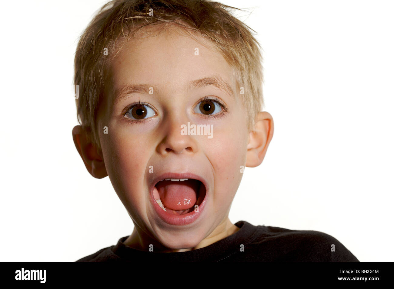 Young boy happy smiling angry shouting screaming sad scared terrified ...
