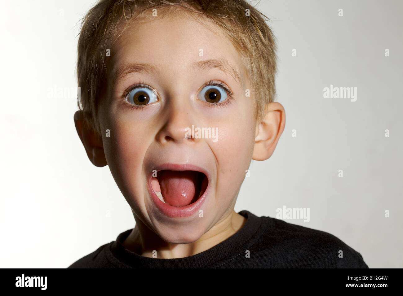 Young boy happy smiling angry shouting screaming sad scared terrified ...