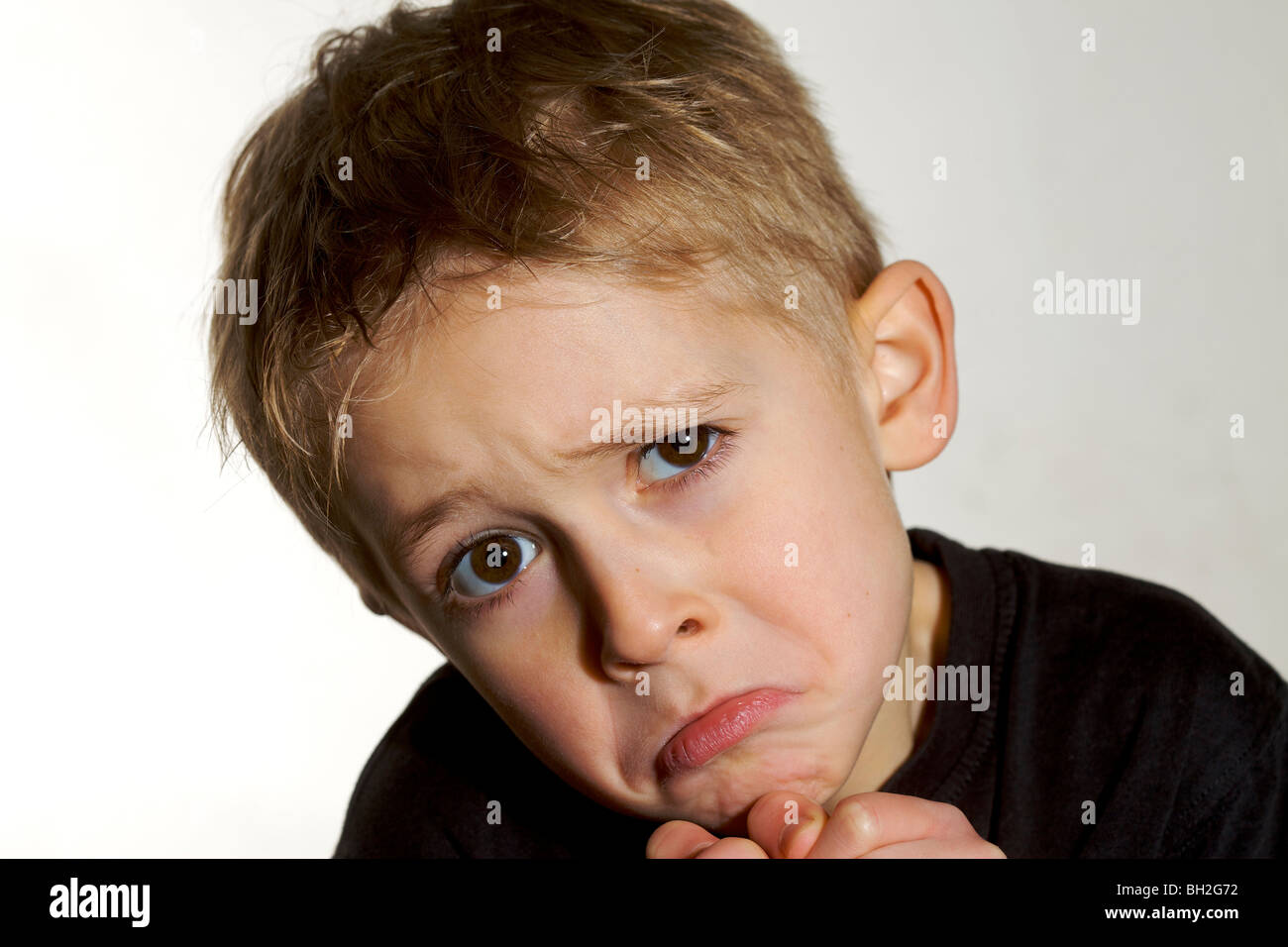 Young boy happy smiling angry shouting screaming sad scared terrified ...