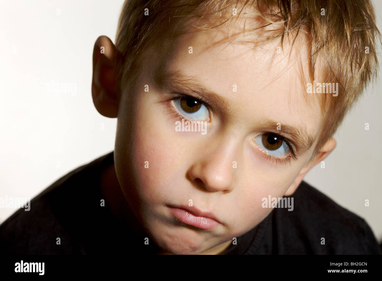 Young boy happy smiling angry shouting screaming sad scared terrified ...