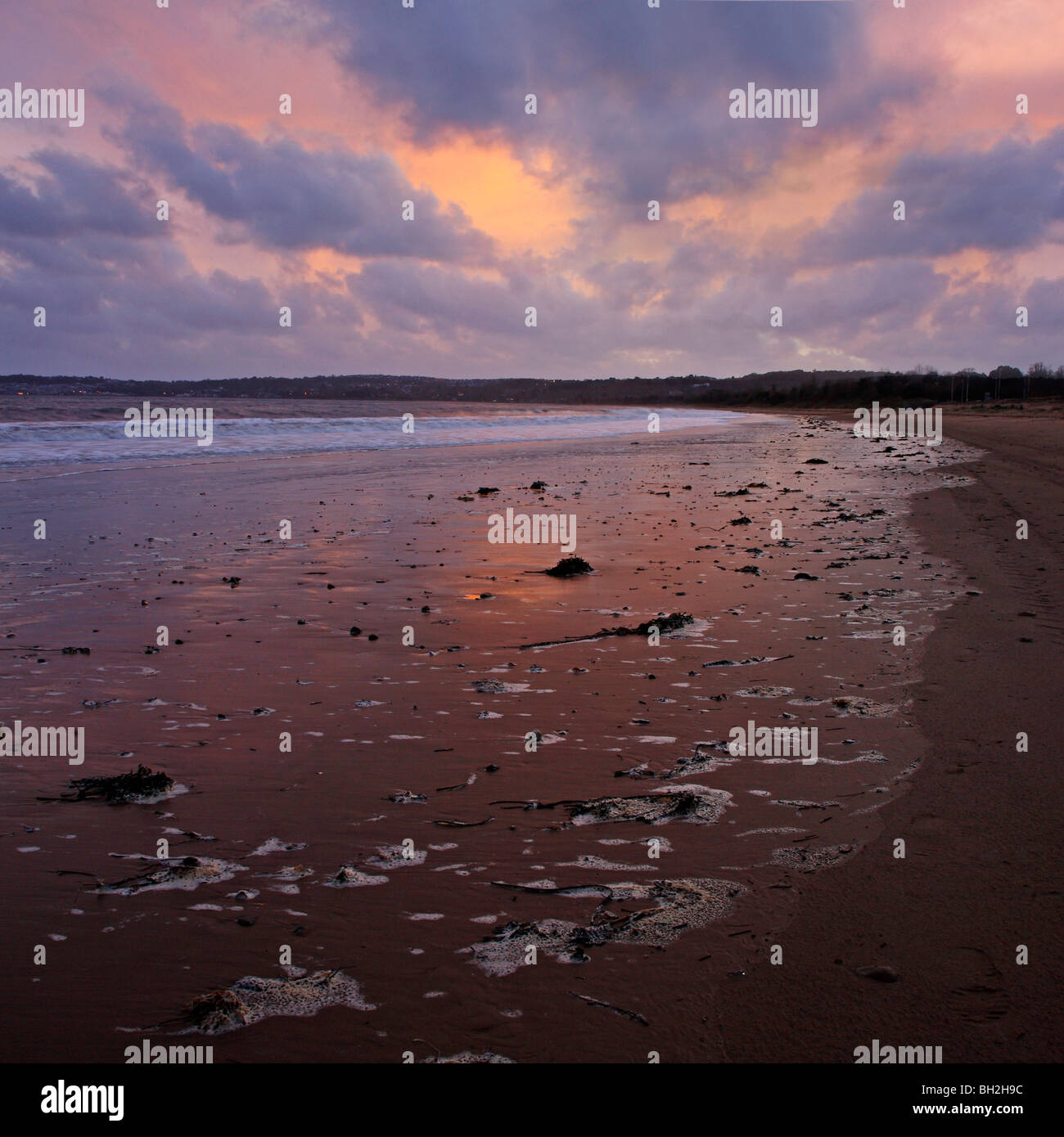 Swansea beach sunset hi-res stock photography and images - Alamy