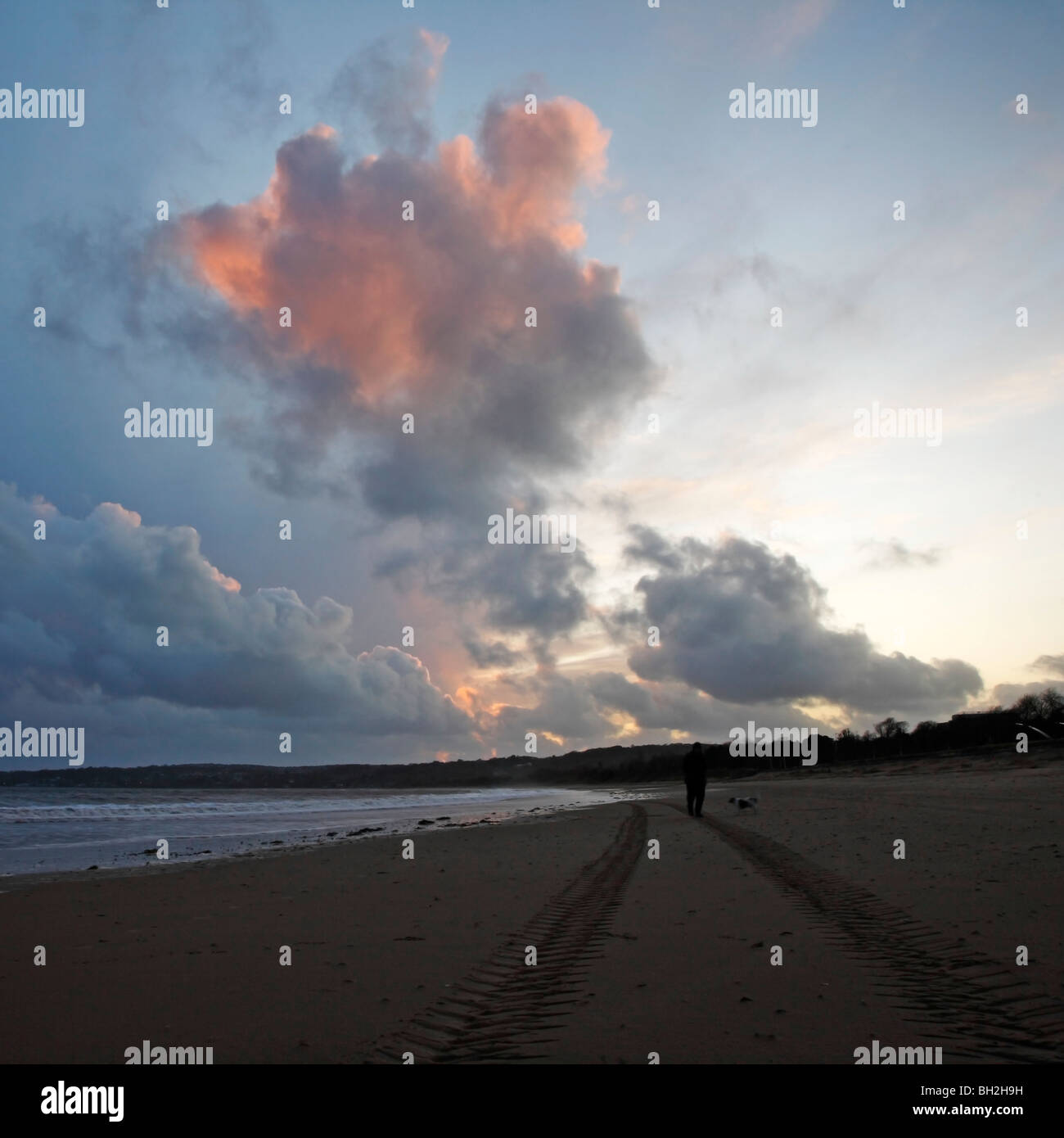 Swansea Bay Sunset, Swansea Wales, UK Stock Photo - Alamy