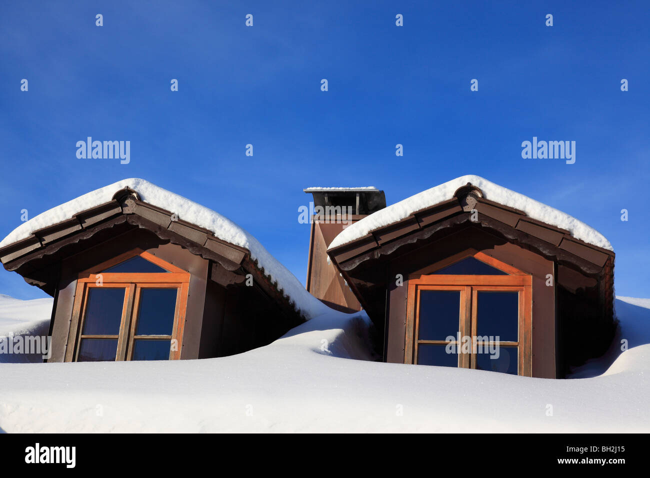 Two dormer windows roof hi-res stock photography and images - Alamy
