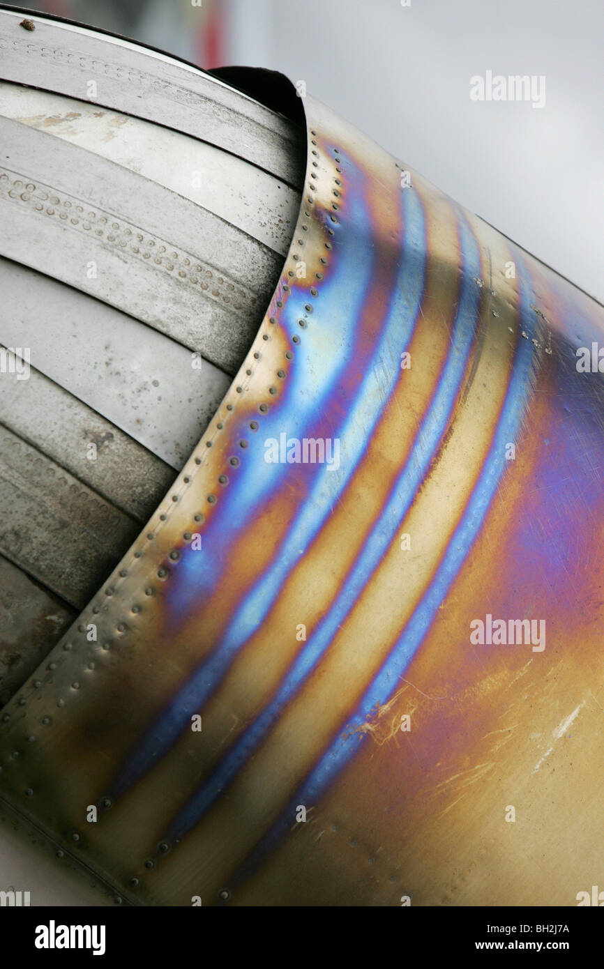 JET FIGHTER AIRCRAFT FUSELAGE RESTORATION MUSEUM Stock Photo - Alamy