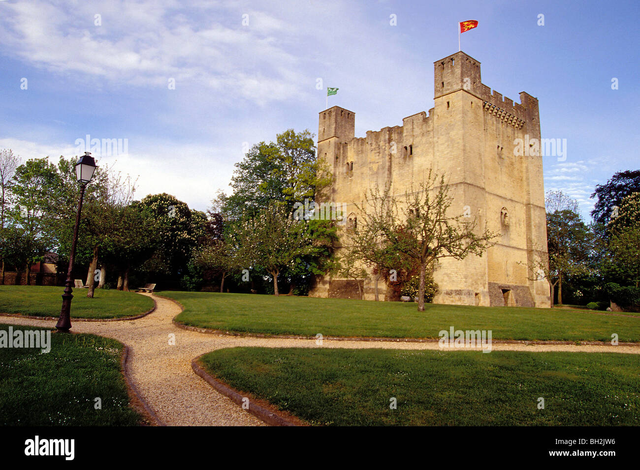 FORTIFIED KEEP FROM THE MIDDLE AGES, CHATEAU DE CHAMBOIS, ORNE (61 ...