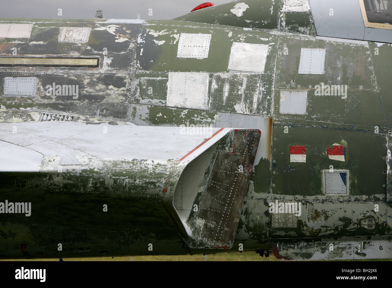 JET FIGHTER AIRCRAFT FUSELAGE RESTORATION MUSEUM Stock Photo - Alamy