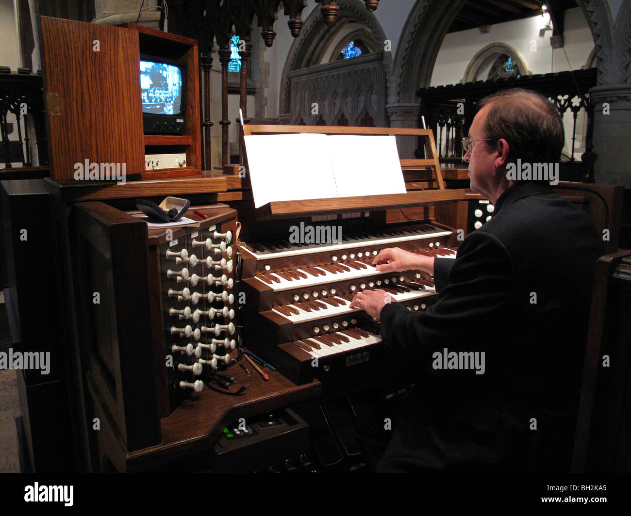 Church Organist High Resolution Stock Photography and Images - Alamy