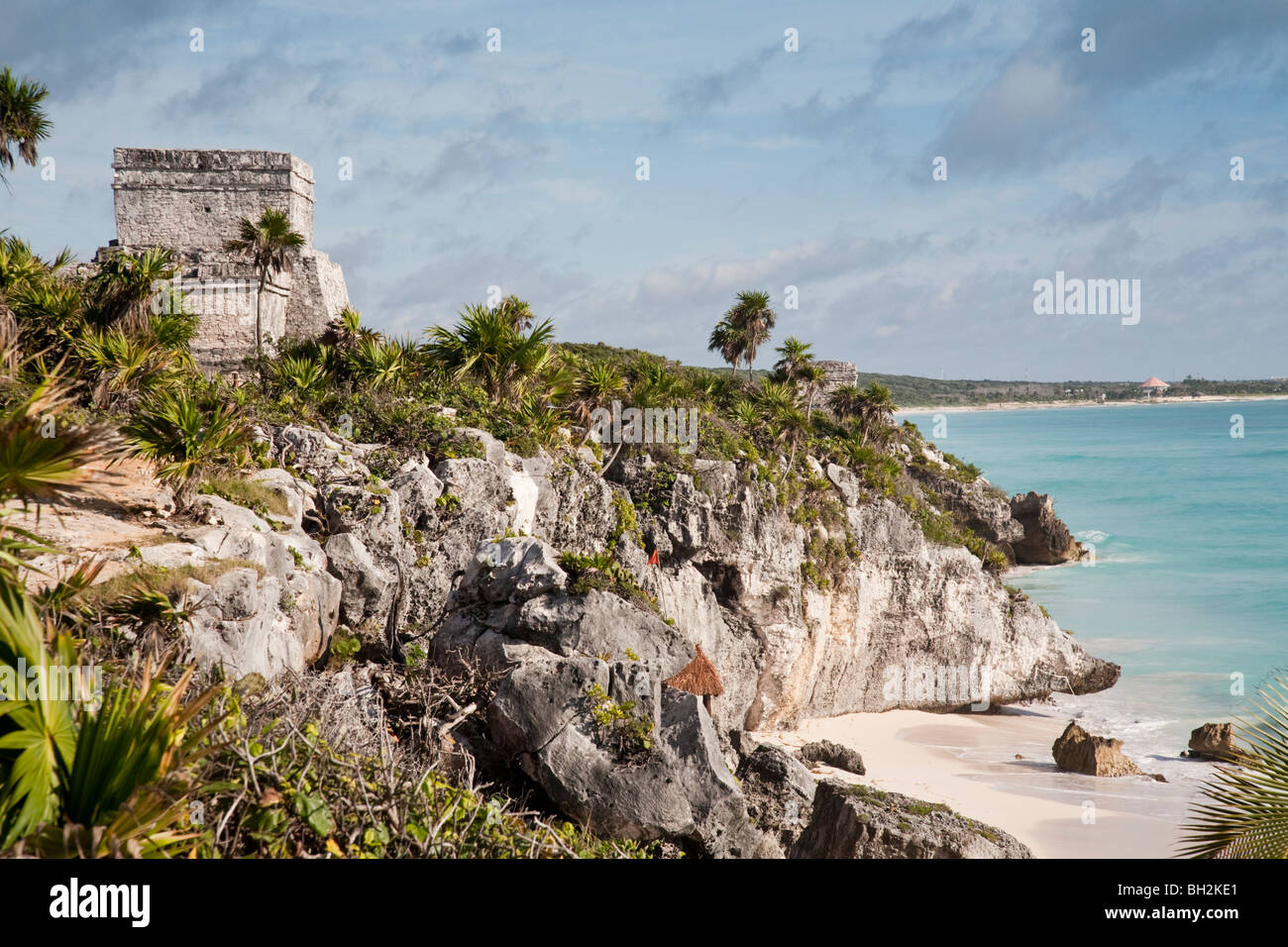 The Maya-Toltec ruins of Tulum on the Yucatan peninsula in Mexico Stock ...