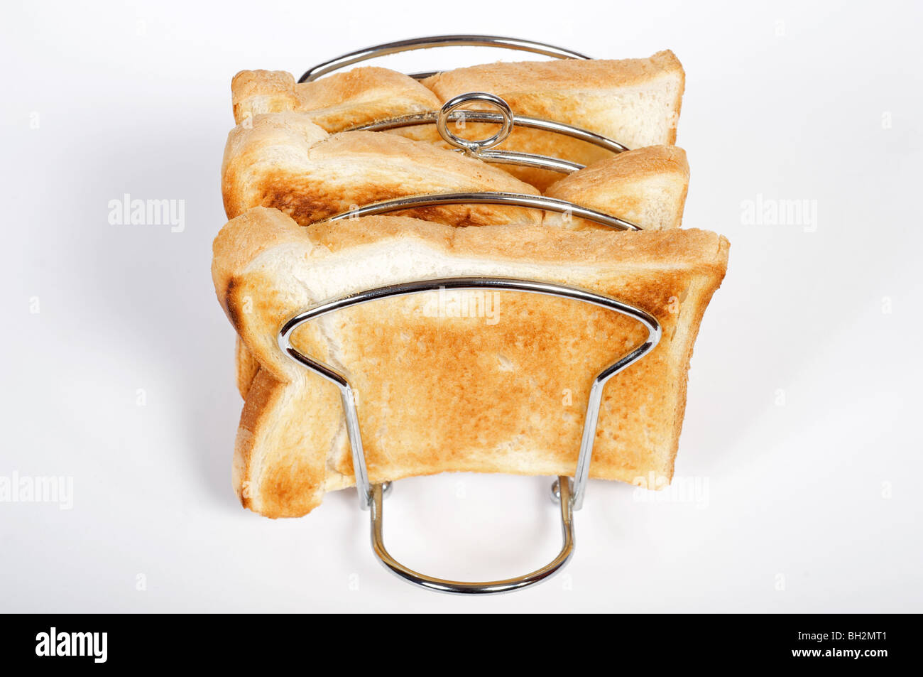 Toast in rack Stock Photo - Alamy