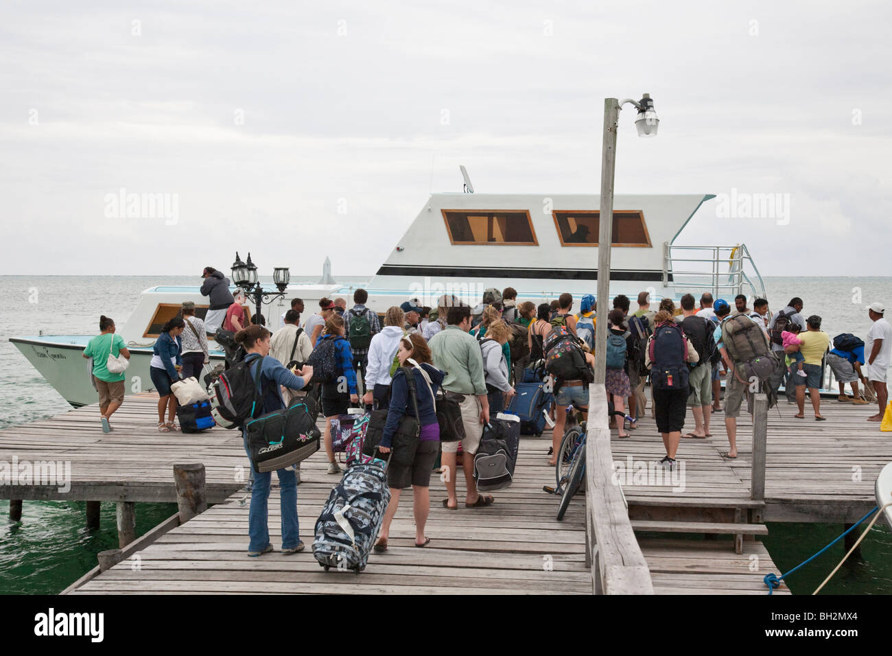Caye Caulker, Northern Cayes, Belize Stock Photo - Alamy