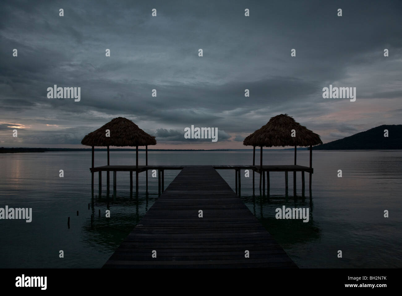 Lake Peten Itza, El Remate, Guatemala Stock Photo - Alamy
