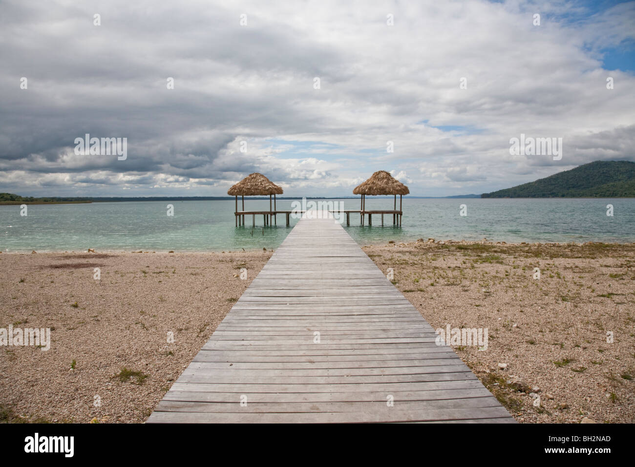 Lake Peten Itza, El Remate, Guatemala Stock Photo - Alamy