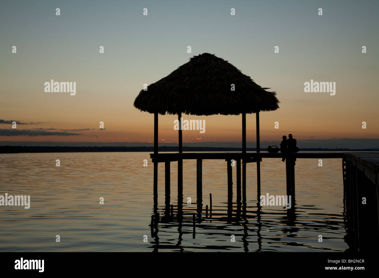 Lake Peten Itza, El Remate, Guatemala Stock Photo - Alamy