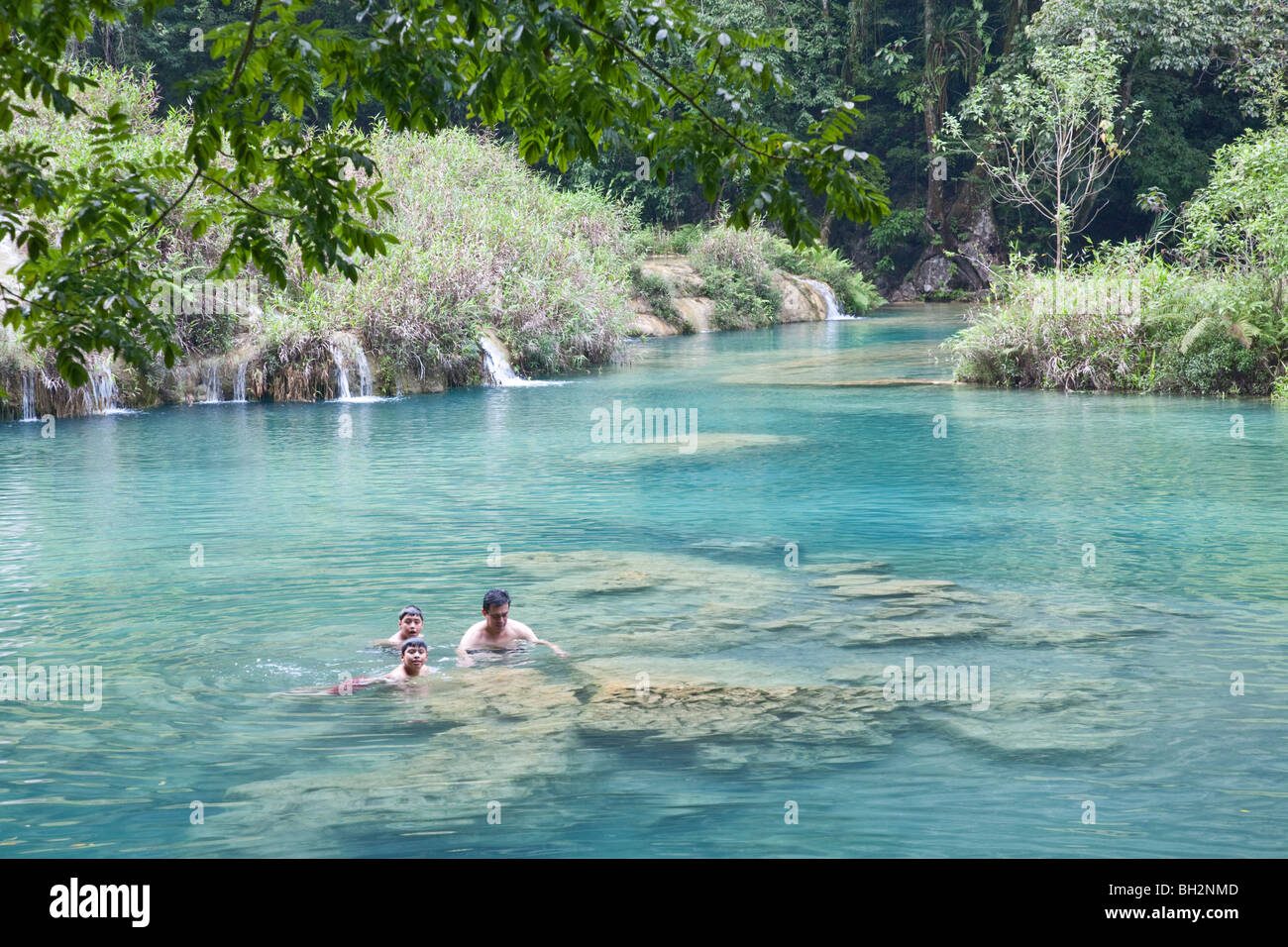 Monumento natural semuc champey hi-res stock photography and images - Alamy