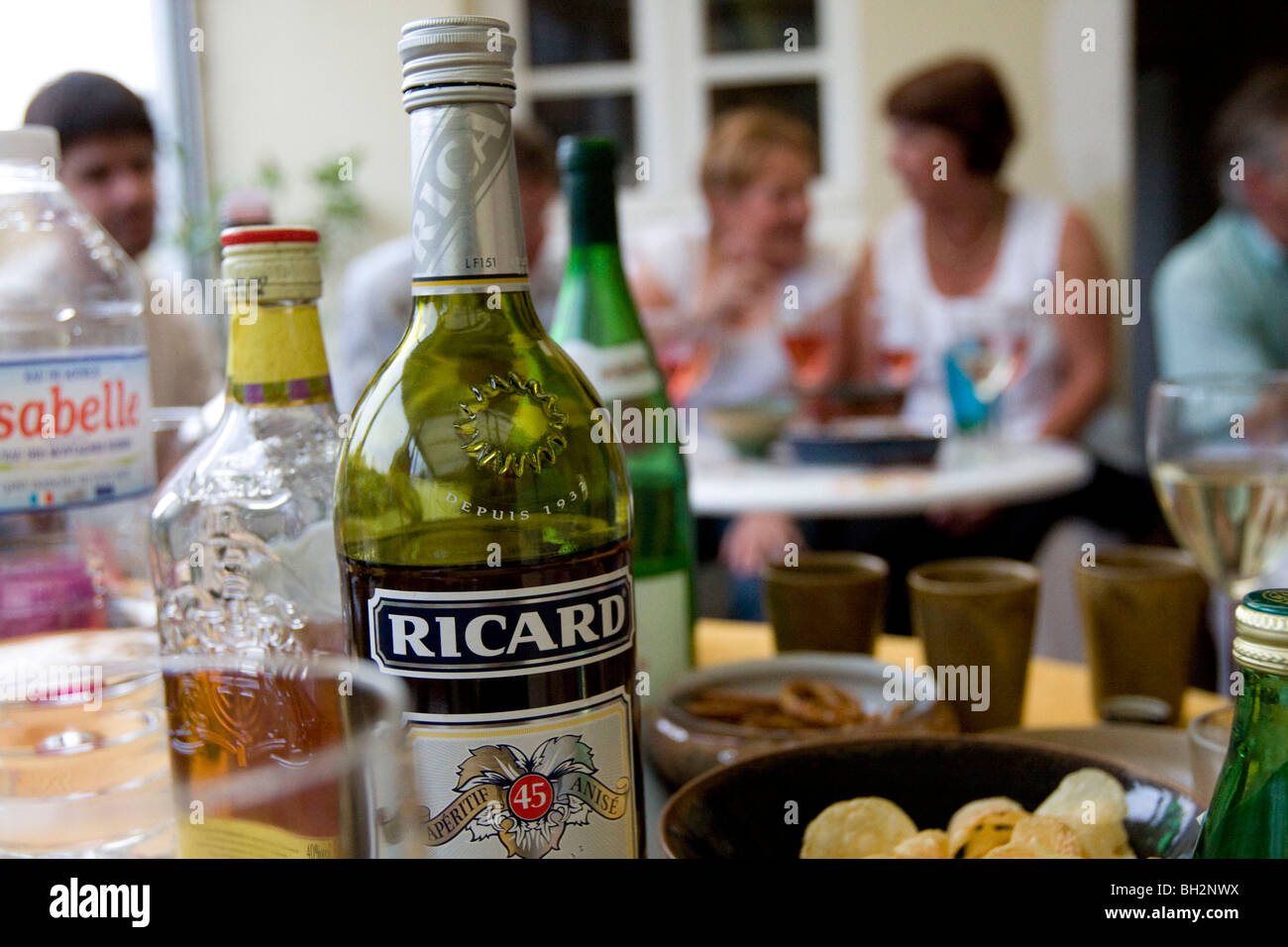 BOTTLE OF RICARD PASTIS Stock Photo - Alamy