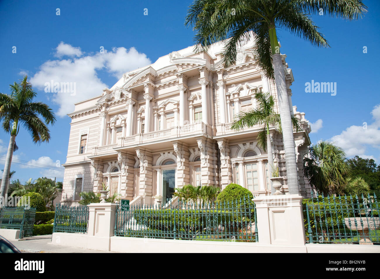 Palacio Canton the Archaeology Museum. Merida, Yucatan, Mexico Stock ...