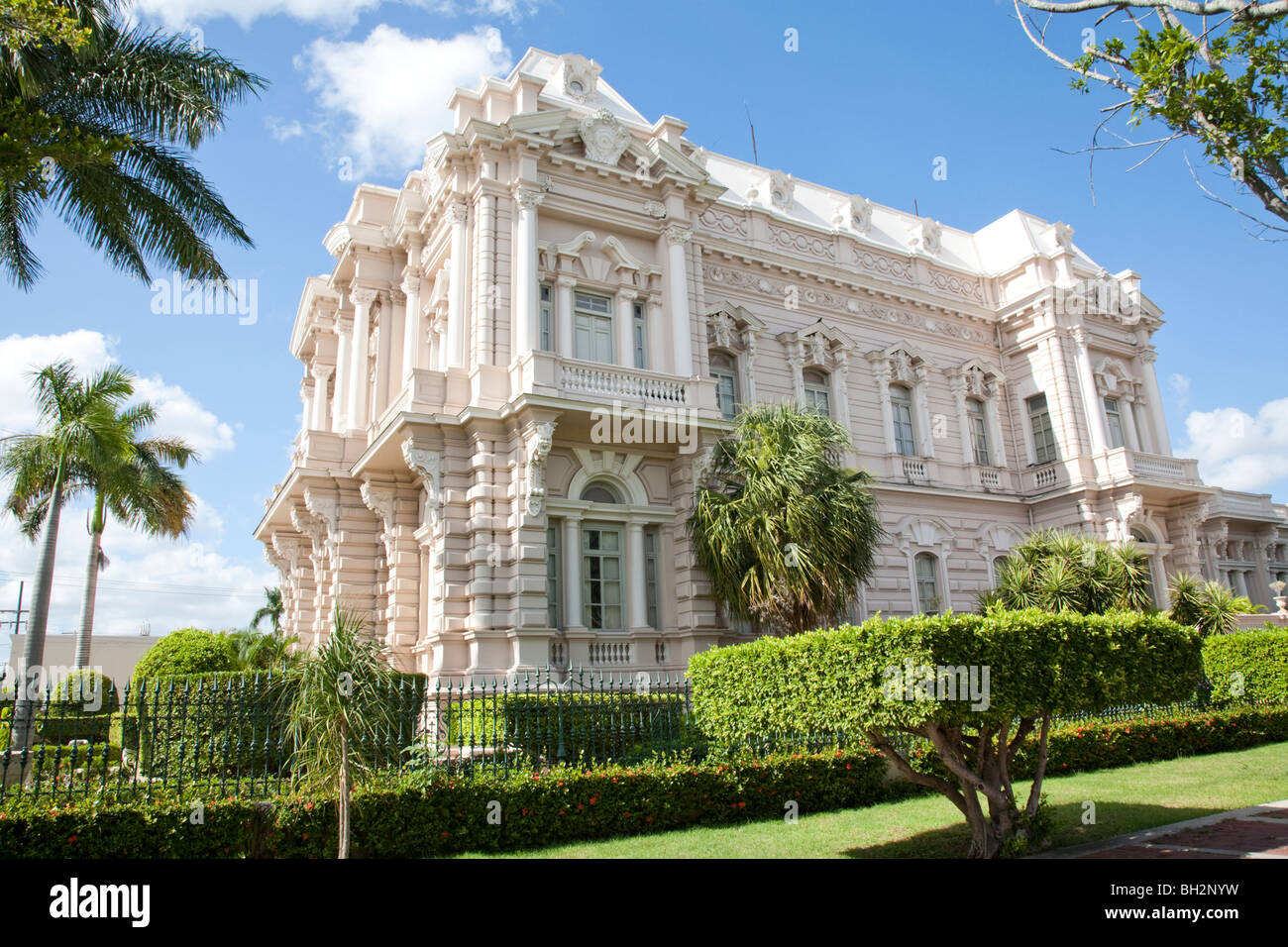 Palacio Canton the Archaeology Museum. Merida, Yucatan, Mexico Stock ...