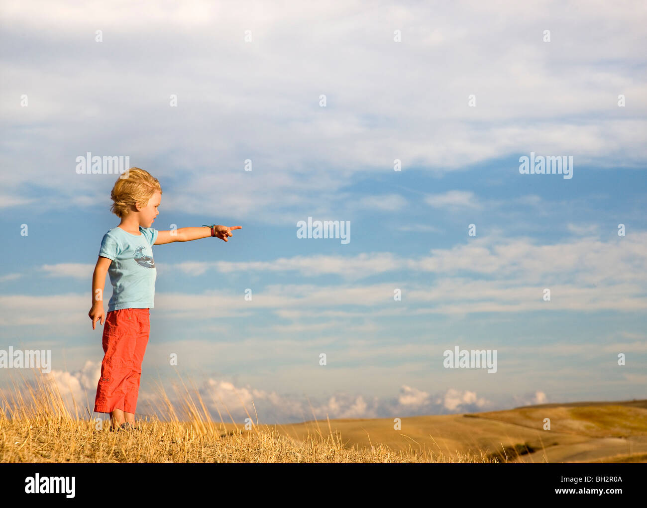 Pointing Into Distance Stock Photos & Pointing Into Distance Stock ...