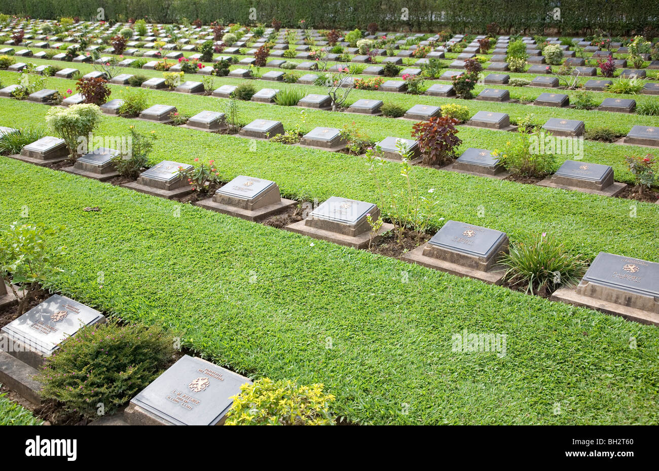 Tour kanchanaburi war cemetery hi-res stock photography and images - Alamy