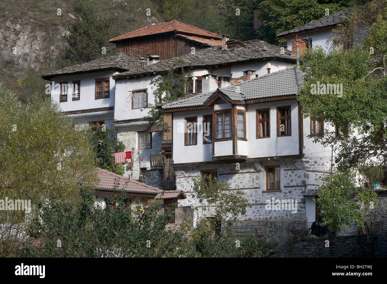 Bulgaria,Rhodopes Mountains,Chiroka Laka,(Siroka Laka Stock Photo - Alamy