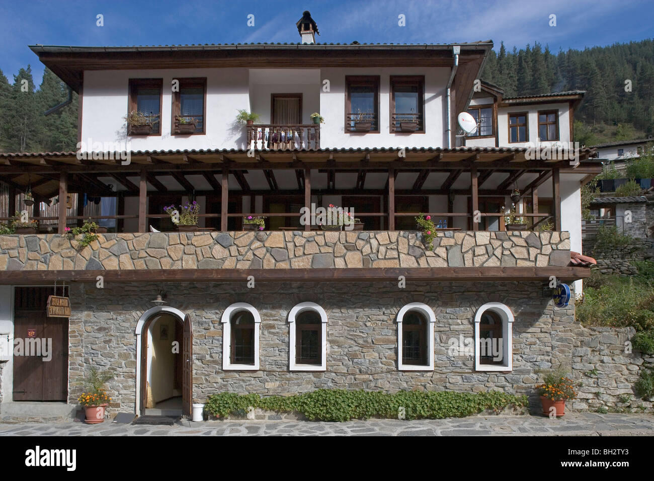 Bulgaria,Rhodopes Mountains,Chiroka Laka,(Siroka Laka Stock Photo - Alamy