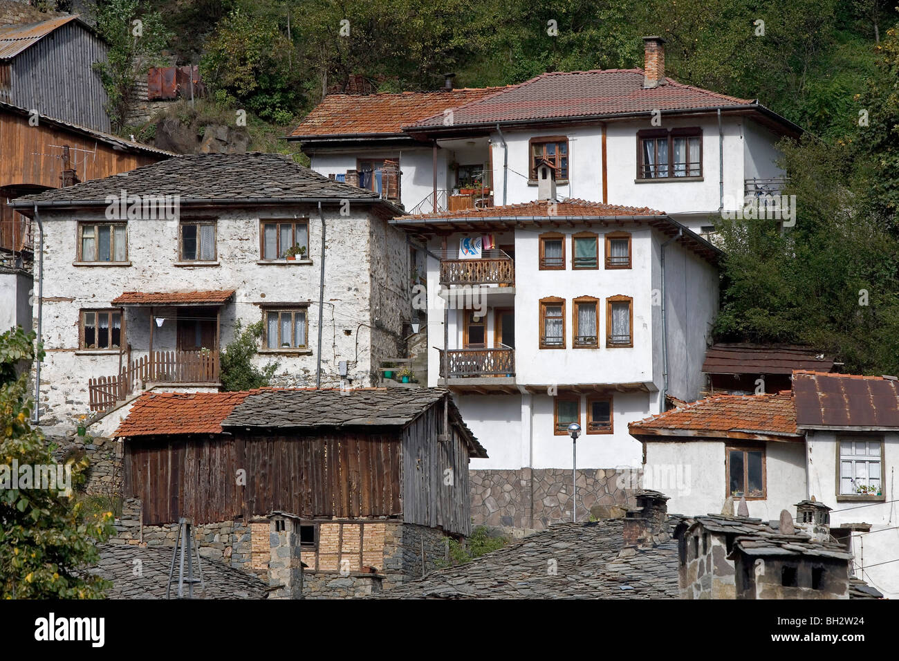 Bulgaria,Rhodopes Mountains,Chiroka Laka,(Siroka Laka Stock Photo - Alamy