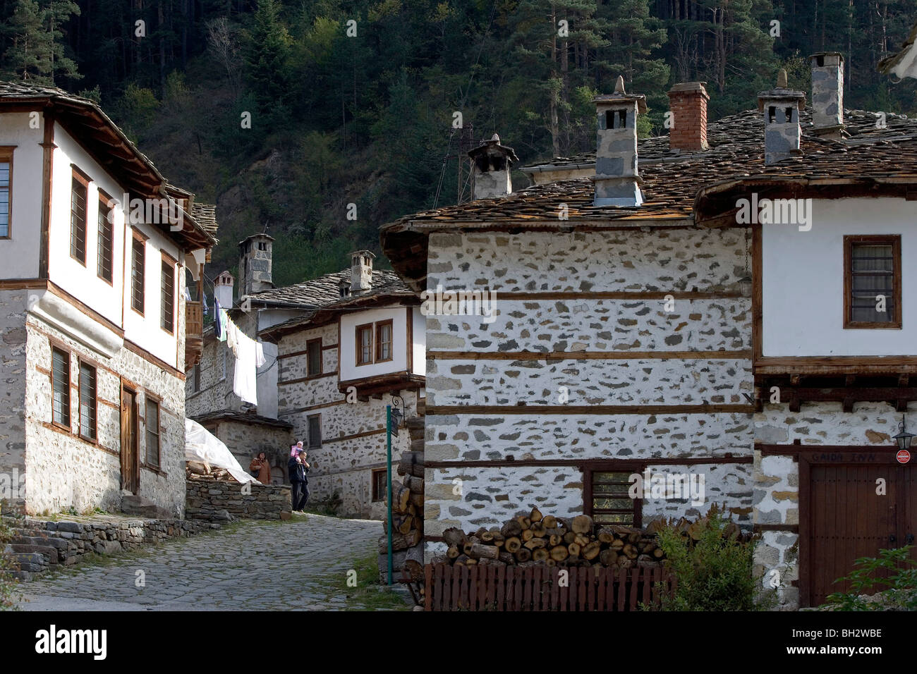 Bulgaria,Rhodopes Mountains,Chiroka Laka,(Siroka Laka Stock Photo - Alamy