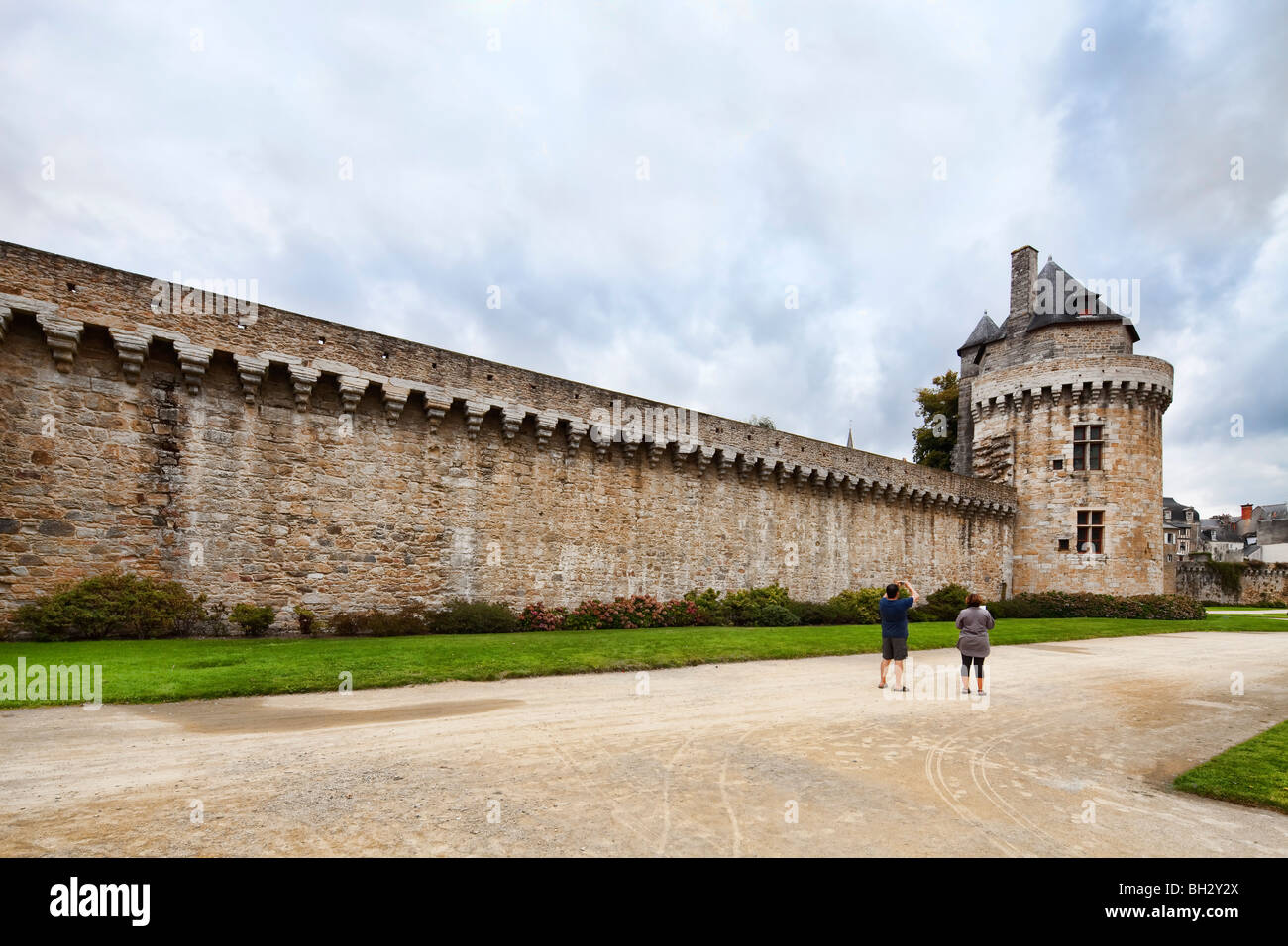 Battlements and Constable's Tower, town of Vannes, departament de ...