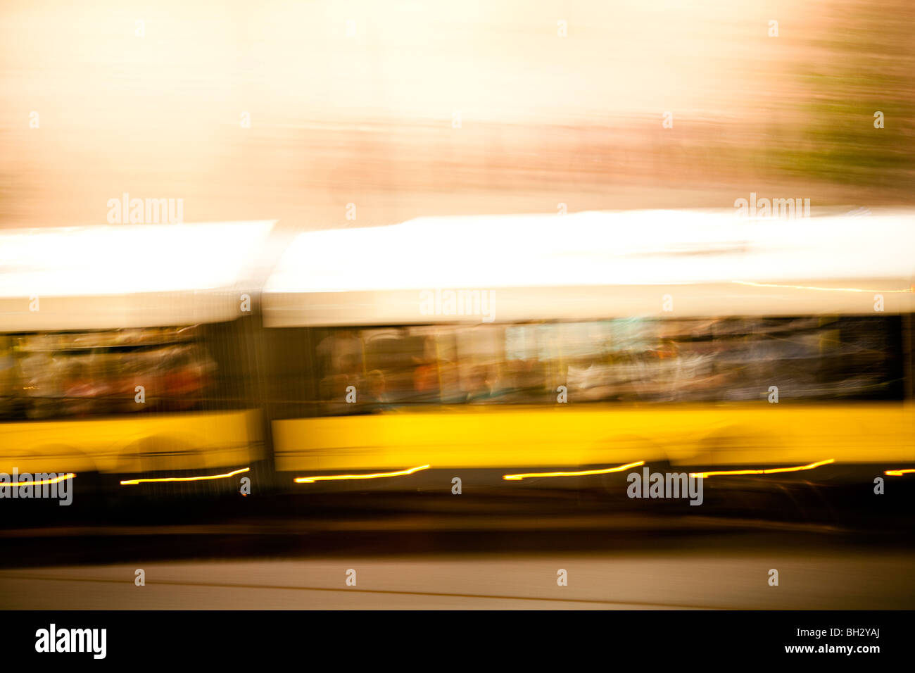 Panning shot tram hi-res stock photography and images - Alamy