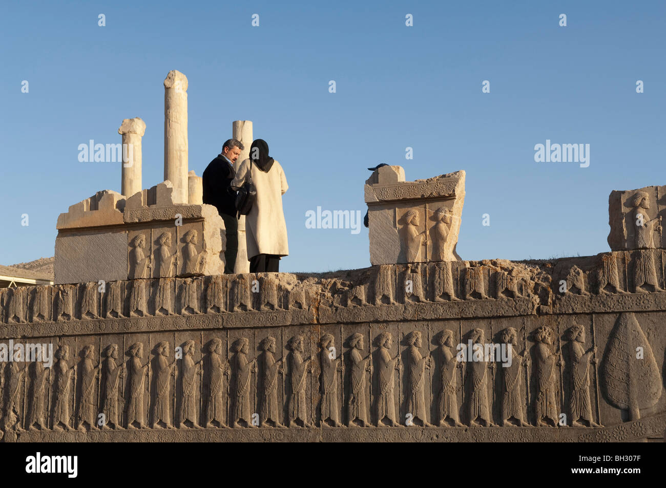 IRAN, Persepolis , Takht-e Jamshid ,The ceremonial capital of the ...