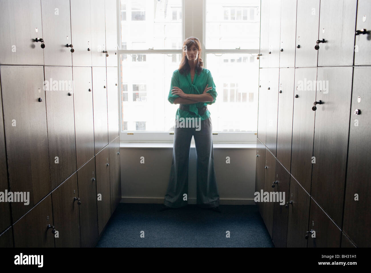 Women In Locker Room High Resolution Stock Photography and Images - Alamy