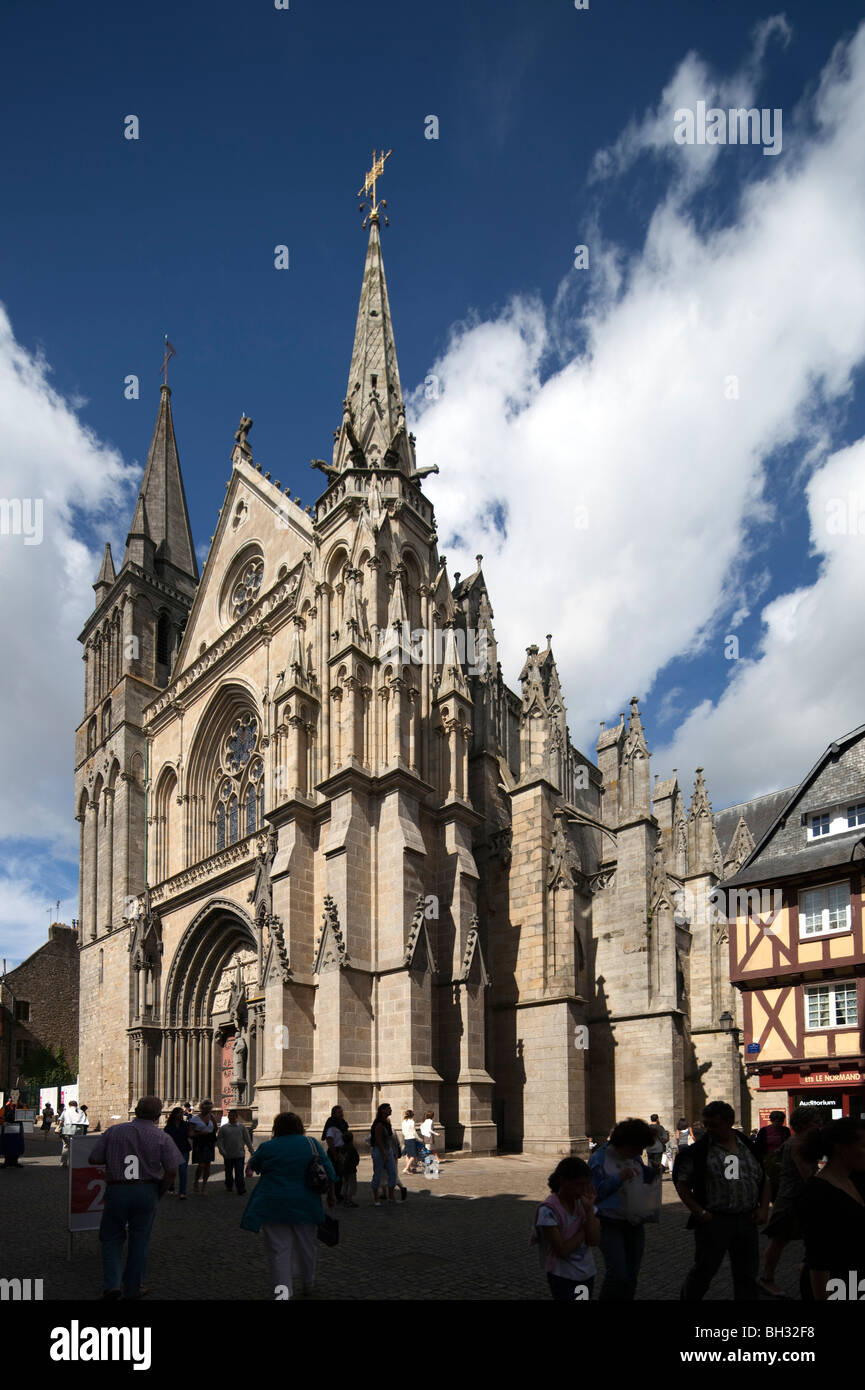 Cathedral of Saint Pierre, Vannes, department of Morbihan, region of ...