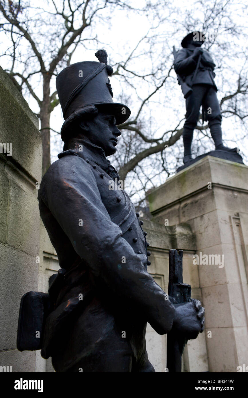 The Rifles Brigade 1914-1918 war memorial in London Stock Photo - Alamy