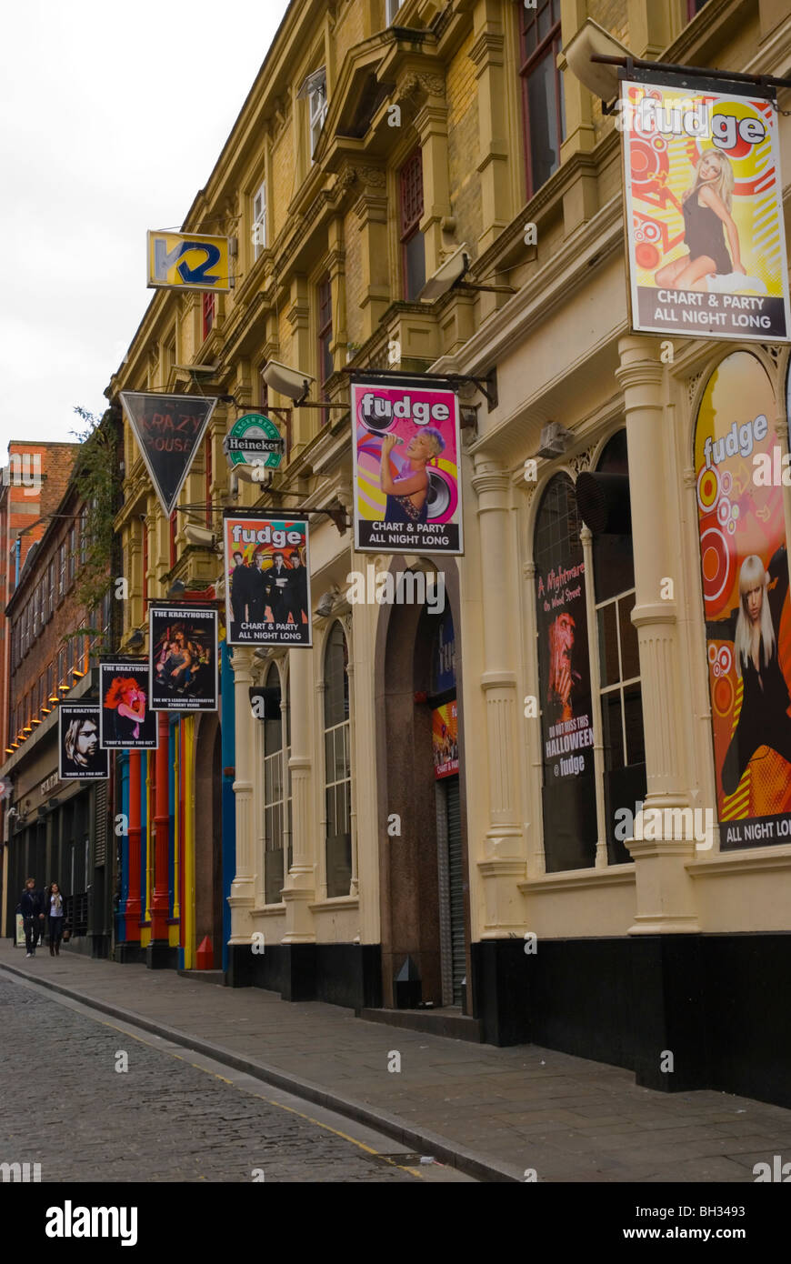 Fudge night club exterior the Ropewalks district central Liverpool ...