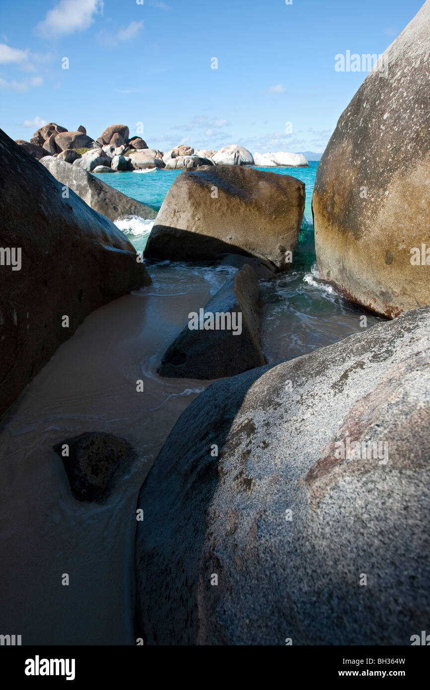 Devils Bay, The Baths, Virgin Gorda, British Virgin Islands Stock Photo ...
