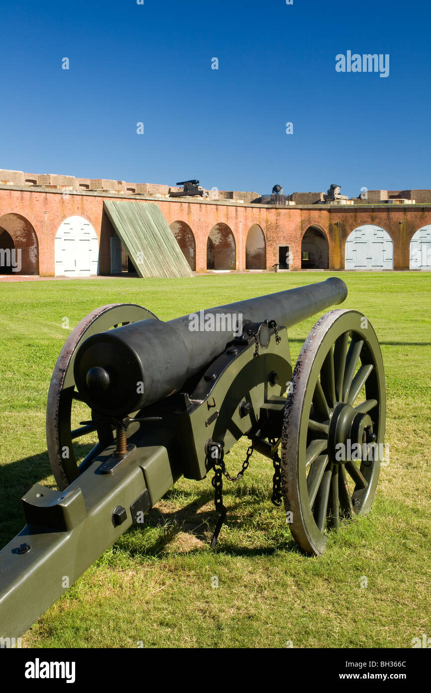 GEORGIA - Fort Pulaski National Monument,a Civil War era fort built on ...